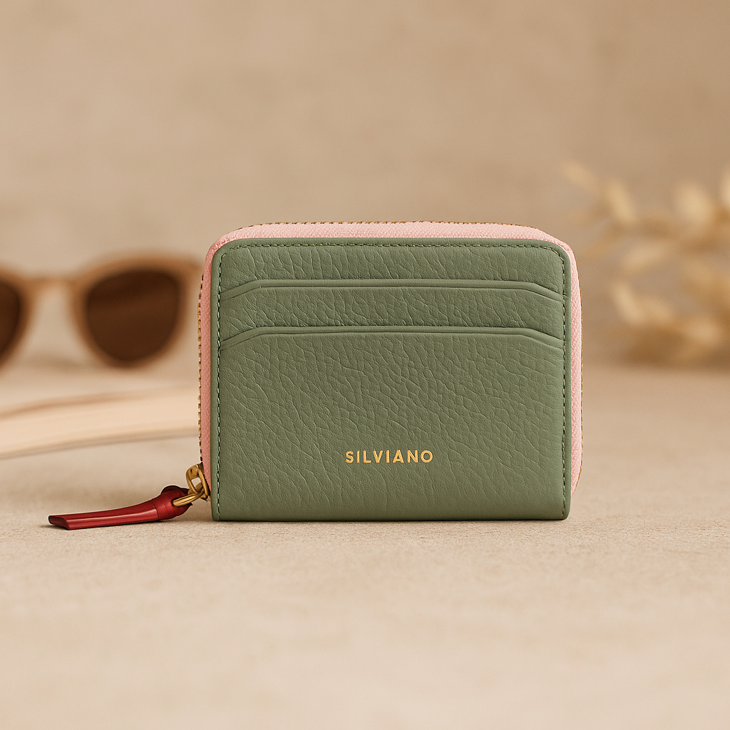 Amber Zip Around Wallet – HOUSE OF SILVIANO